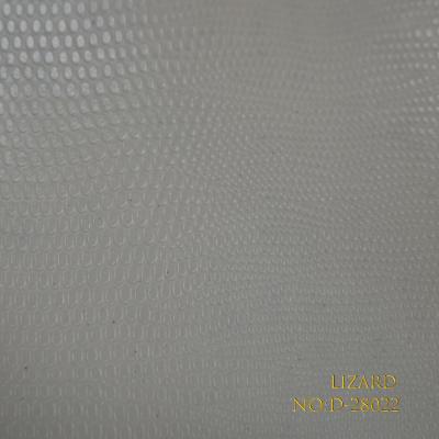 China White Eco-Friendly PVC Coated Paper 220gsm For Government Documents Lizard Pattern for sale
