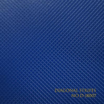 China Dark Blue Factory Supply Quality PVC Coated Paper 220gsm, Substantial Weight with Varied Texture & Finish Options for High-End Packaging & Binding Needs for sale