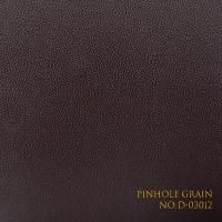 China Dark Brown Faux Leather PVC Coated Paper 220gsm Solid Color - High-Quality Gift Box Packaging Material, Suitable for Printing, Free Color Card & Samples for sale