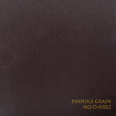 China Dark Brown Faux Leather PVC Coated Paper 220gsm Solid Color - High-Quality Gift Box Packaging Material, Suitable for Printing, Free Color Card & Samples for sale