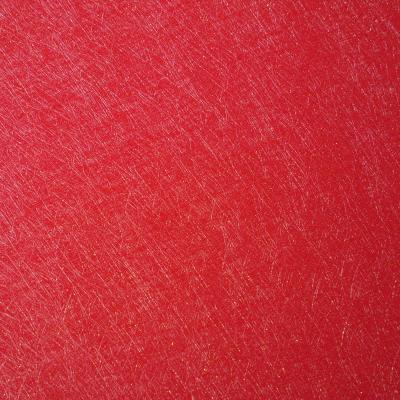 China Customizable Full Glitter Pearl Marbled PVC Binding Paper 220gsm - Printable For Jewelry/Wine Packaging MOQ 1000m Red Golden Pearl Luster for sale