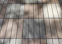 China 300x300x23mm WPC Decking Tiles , Wood Plastic Composite Decking Tiles for sale