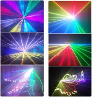 China ILDA 6W RGB Animation Beam Scanner Laser Stage Lighting Projector For DJ Disco Bar Club for sale