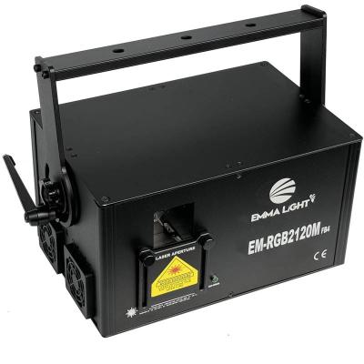 China 12W Full Color RGB Laser Stage Light DMX 3D Animation Laser Light Pangolin FB4 Hardware for sale