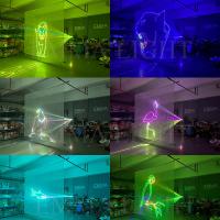 China 12W Full Color RGB Laser Stage Light DMX 3D Animation Laser Light Pangolin FB4 Hardware for sale