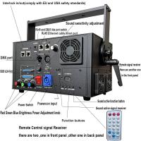 China Smart DIY Pattern 7W RGB Party Laser Lighting With Mobile App Remote Interface for sale