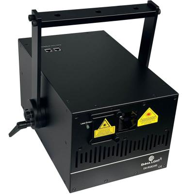 China Stage Show 20W RGB Laser ILDA Light With 50kpps Scanner DMX Control for sale