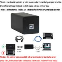 China Stage Show 20W RGB Laser ILDA Light With 50kpps Scanner DMX Control for sale