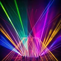 China High Power 20W RGB ILDA Laser Light DMX ILDA Control Stage Beam Scanner Show Equipment for sale