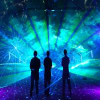 China Professional 55W RGB Laser Stage Lighting System with 40KPPS Scanner Speed and DMX512 Control for Concerts for sale