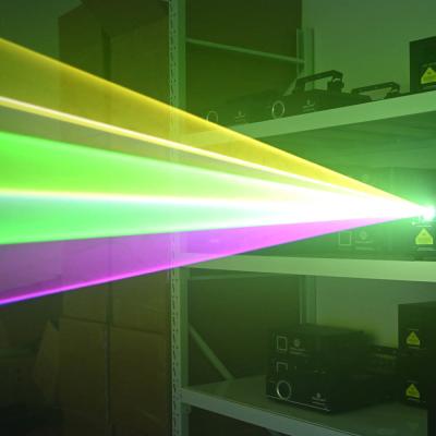 China 50K 15W High Power Laser Light Projector with Integrated PC hardware Laser Show System for sale