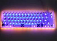 China 3 Pin Custom Keyboard PCB RGB Kbd75v2 Hot Swappable PCB Orange for sale