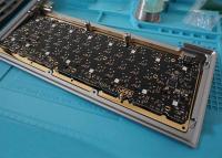 China 10.0mm Custom Keyboard PCB Hoz Multilayer PCB Assembly Matt Green for sale