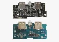 China OEM 0.5oz Prototype Circuit Board Assembly 5V 2A Power Bank Charger Module 2A Dual USB 0.8mm for sale