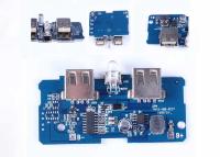 China OEM 0.5oz Prototype Circuit Board Assembly 5V 2A Power Bank Charger Module 2A Dual USB 0.8mm for sale