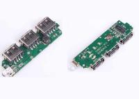 China OEM 0.5oz Prototype Circuit Board Assembly 5V 2A Power Bank Charger Module 2A Dual USB 0.8mm for sale