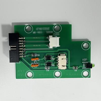 China High Precision PCB Circuit Board Assembly 0.1mm Min Line Spacing PCBA White Silkscreen Color for sale