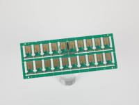 China 12 Layer PCBA Board With Gold Finger Surface Finish Min. Solder Mask Bridge 3mil Min Line for sale