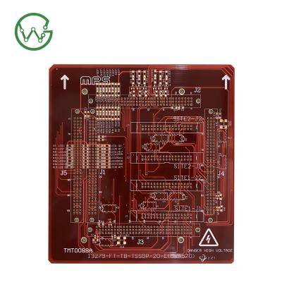 China Red HDI PCB Manufacturing 4-20 Layer Count 0.2-3.2mm Board Thickness for sale