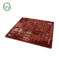 China Red HDI PCB Manufacturing 4-20 Layer Count 0.2-3.2mm Board Thickness for sale