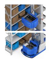China 300kg CTU Robot For 5.5m Shelves Cartons Storage Automatic Warehouse System for sale