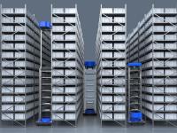 China 10m Shelves Extra Big Cartons Storage Automated Warehousing System CTU Robot for sale