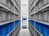 China 10m Shelves Extra Big Cartons Storage Automated Warehousing System CTU Robot for sale