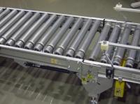 China 2000mm Length Stainless Steel 304 Roller Conveyor For Whole Packaging Line Connections for sale