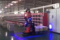 China Highly Scalable Pallet Transfer AGV Automated Warehousing System For Order Fulfillment for sale