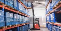 China Pallet Transfer And Stacker AGV Automated Warehousing System Loading Capacity 1200kg for sale