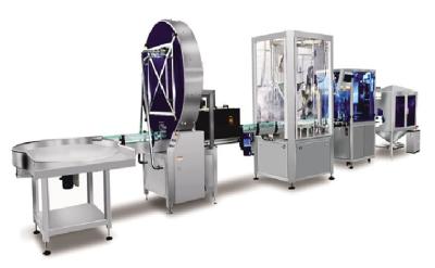 China Metal Can Pack Sterilization Filling Capping And Labeling Machine For Powder Product for sale