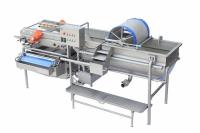 China Vibration Screening Automatic Food Processing Machine For Leafy Vegetables Cabbage for sale