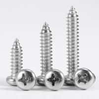 China Cross Recessed Pan Head Screw Coarse Thread Galvanized Self Tapping Screws M4 for sale