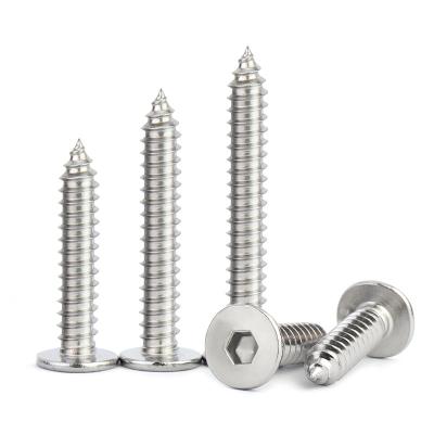China M3.5 Hexagonal Head Screw Grade 4.8 / Grade 8.8 Self Tapping Wood Screws for sale