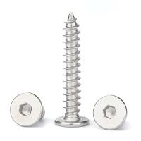 China Carbon Steel Self Tapping Screw M3.5 / 3.9 / 4.2 / 4.8 Hex Socket Cap Screw for sale