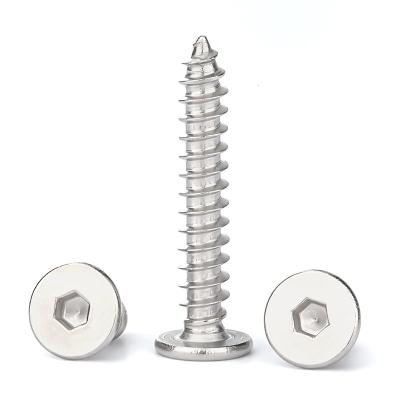 China Carbon Steel Self Tapping Screw M3.5 / 3.9 / 4.2 / 4.8 Hex Socket Cap Screw for sale
