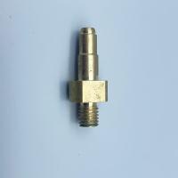 China Customized Parts Screw Brass Shaft Glossy Finish With One End Threaded for sale