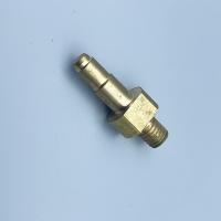China Customized Parts Screw Brass Shaft Glossy Finish With One End Threaded for sale
