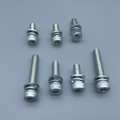 China High Strength Grade 12.9 Zinc Plated Hex Socket Head Cap Screws for sale