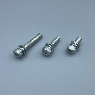 China ISO 4762 M3-M8 Zinc-Coated 12.9 Grade Hex Socket Screws for sale