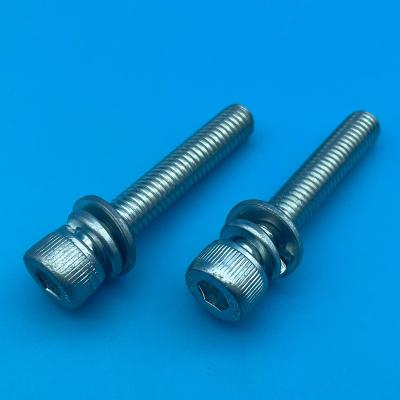China Alloy Steel ISO4782 Grade12.9 High-Strength Hex Socket Allen Zinc Bolts for sale