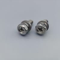 China Durable Cross Hex Head Machine Bolt With Washer Assemblies for sale