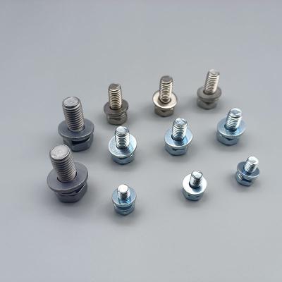 China Industrial Cross Recessed M3-M8 Hex Bolt  Zinc Coated Washers for sale