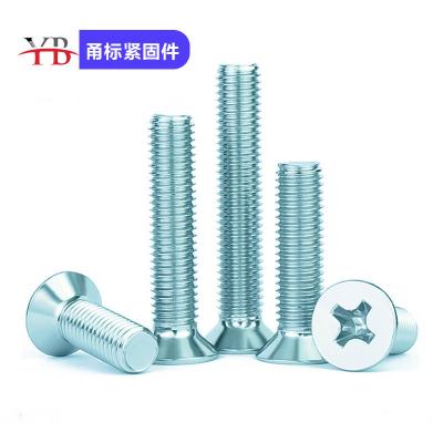 China Carbon Steel Flat Countersunk Cross Head Screw Trade Original Box Packaging for sale