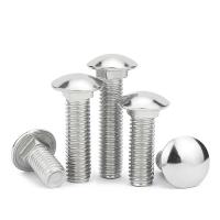 China Indoor / Outdoor Durable Round Head Bolts With ISO Standard for sale
