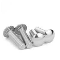 China 304 Stainless Steel DIN 603 Fully Threaded Bolt Round Head for sale