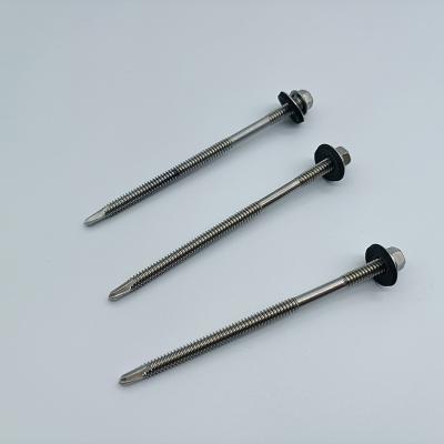China DIN Hex Flange Head Self Drilling Screw with EPDM Washer for sale