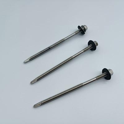 China Double Thread Self Drilling With EPDM Crest Fixing Fasteners ISO DIN15480 for sale
