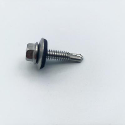China 5.5x25mm ISO DIN15480 Self Drilling Screws With EPDM Washer for sale