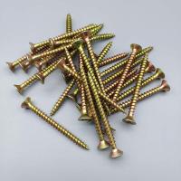China Zinc Plated DIN7505 Standard Cross Countersunk Self Tapping Galvanized Screw For Building Projects for sale